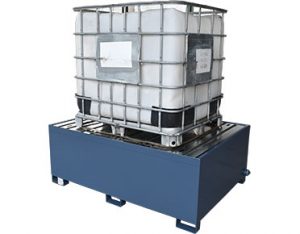 Powder coated steel IBC containment bund - WSSA